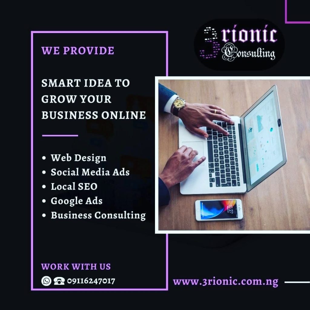 Web Design & Digital Marketing Agency in Abuja: 3rionic Consulting